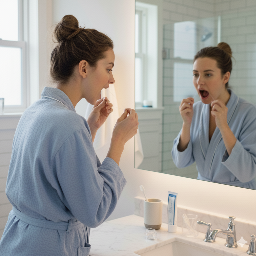 Gfloss - Hands-Free Dental Floss for Easy Oral Care